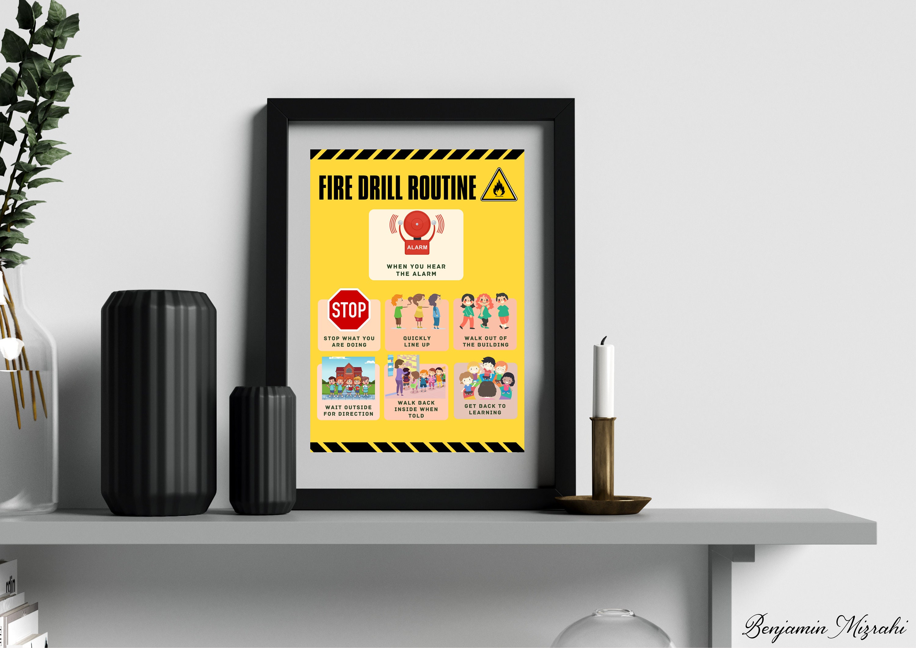 Safety Drills Visuals, Safety, Fire Drill, Earthquake, PECS, Visual Aid ...