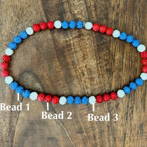 3 Color Sports Ice Drip Necklace Baseball Bling Softball Bling String ...