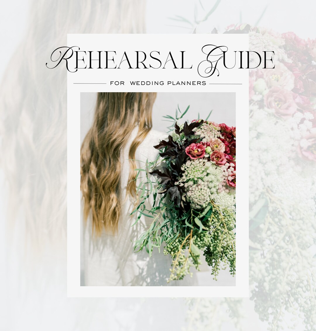 Wedding Rehearsal Guide and Templates for Wedding Planners Wedding ...