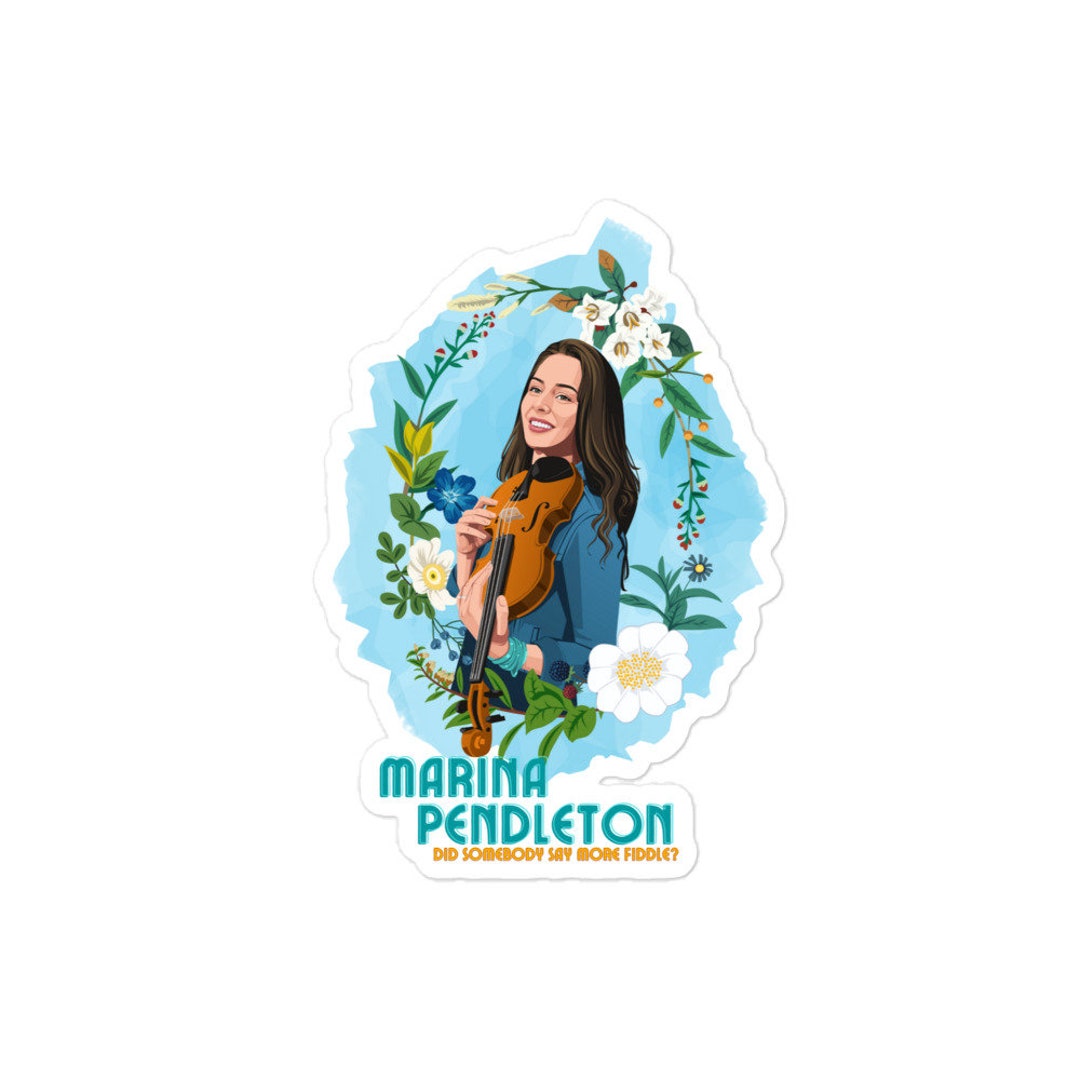 Marina Pendleton Portrait Sticker - Etsy