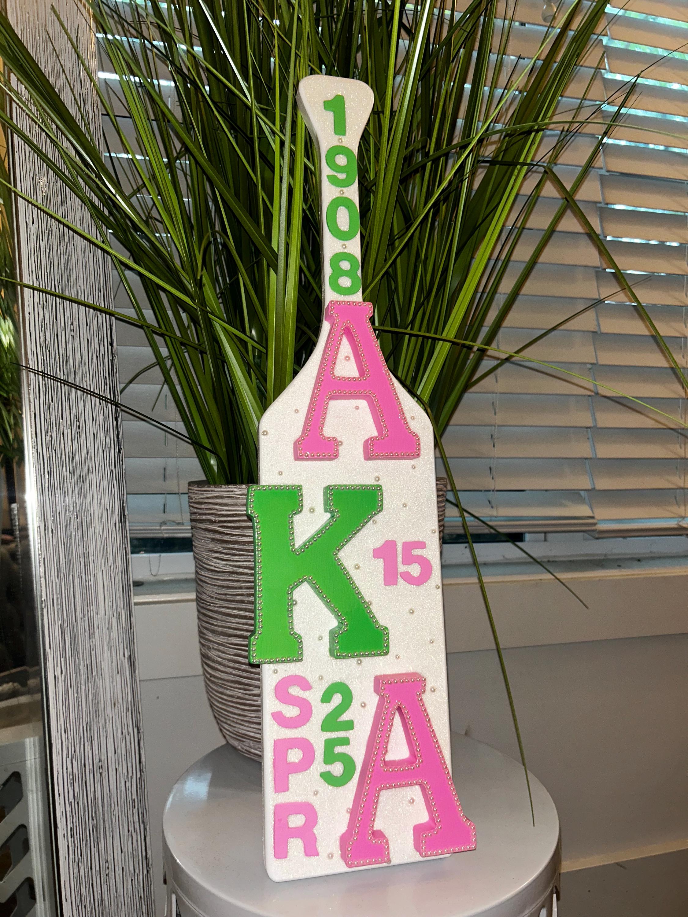 Custom Greek AKA Paddle - Etsy