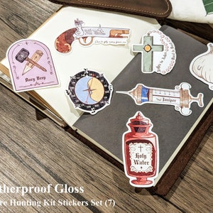 Compass Vinyl Sticker, Holographic Sticker, Vampire Hunting Kit ...