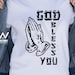 God Bless You SVG, Praying Hands PNG Christian Design SVG, Thank You ...