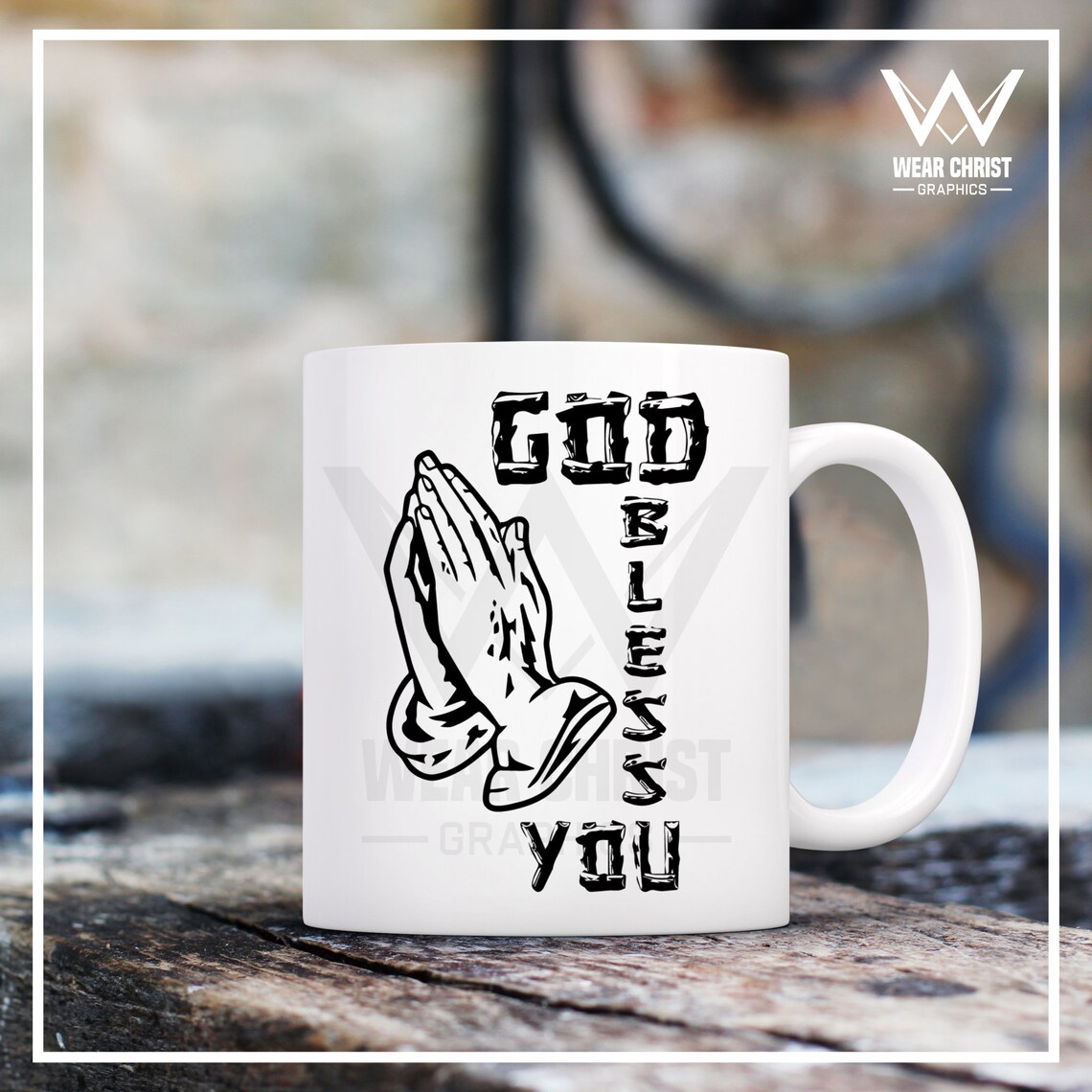 God Bless You SVG, Praying Hands PNG Christian Design SVG, Thank You ...