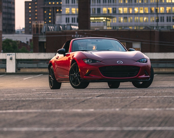 Mazda Miata MX-5 (rear View) Poster Print Wall Art of the History and ...