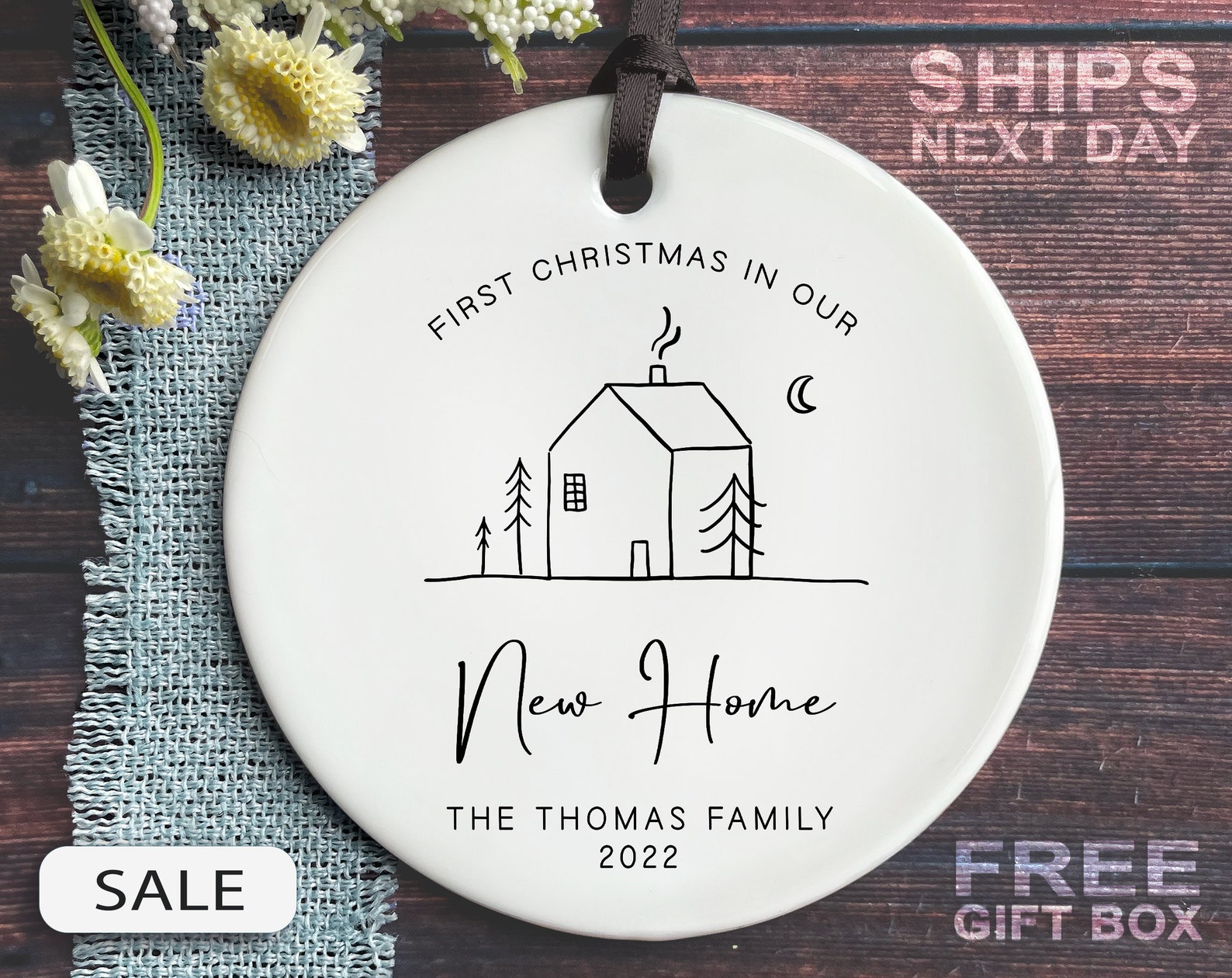 New Home Ornament First Christmas in Our New Home 2022 - Etsy