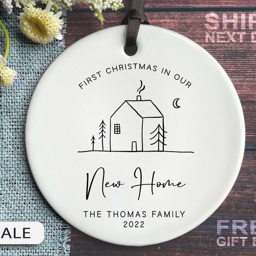 First Home Ornament / Our First Christmas / New Home Gift / - Etsy