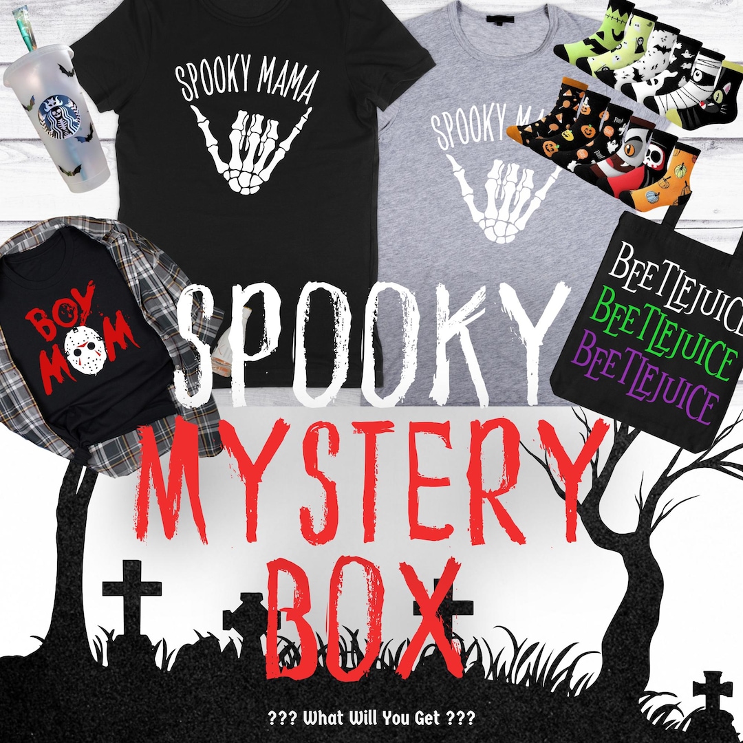 Spooky Mom Mystery Box - Mamas Boy Mystery Bag - Halloween Gift Box ...
