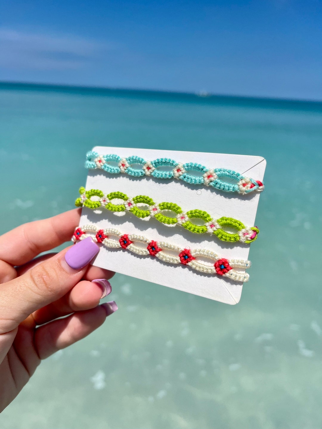Daisy Chain Friendship Bracelet - Etsy