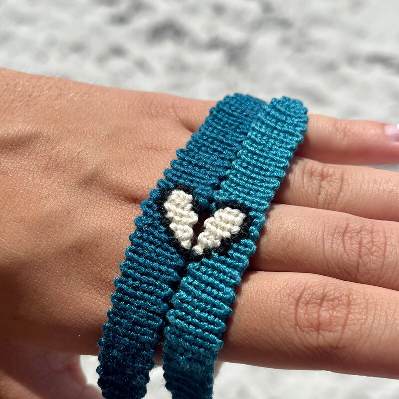 Friendship Half Heart Bracelet - Etsy