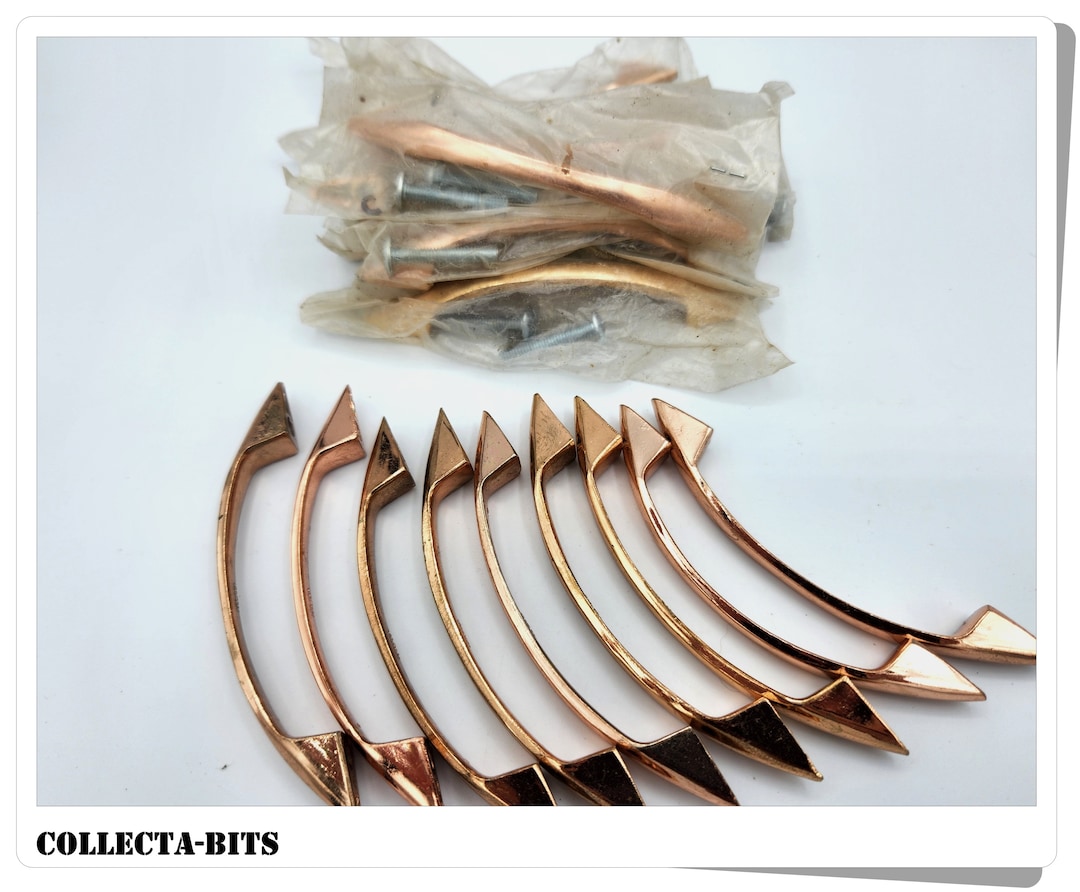 19 MCM Copper Drawer Cupboard Handles, Japan, NOS Plus Used. - Etsy