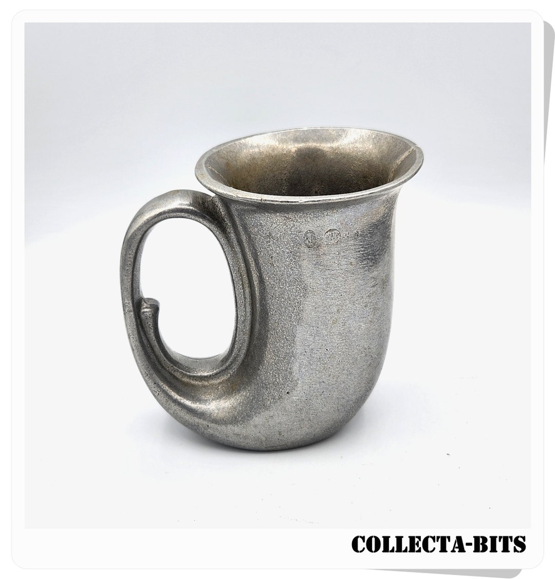Pewter Noggin, Drinking Cup, Bugle or Horn Mug - Etsy
