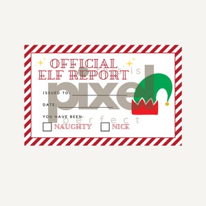 Official Elf Report - Etsy