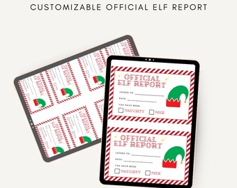 Official Elf Report - Etsy