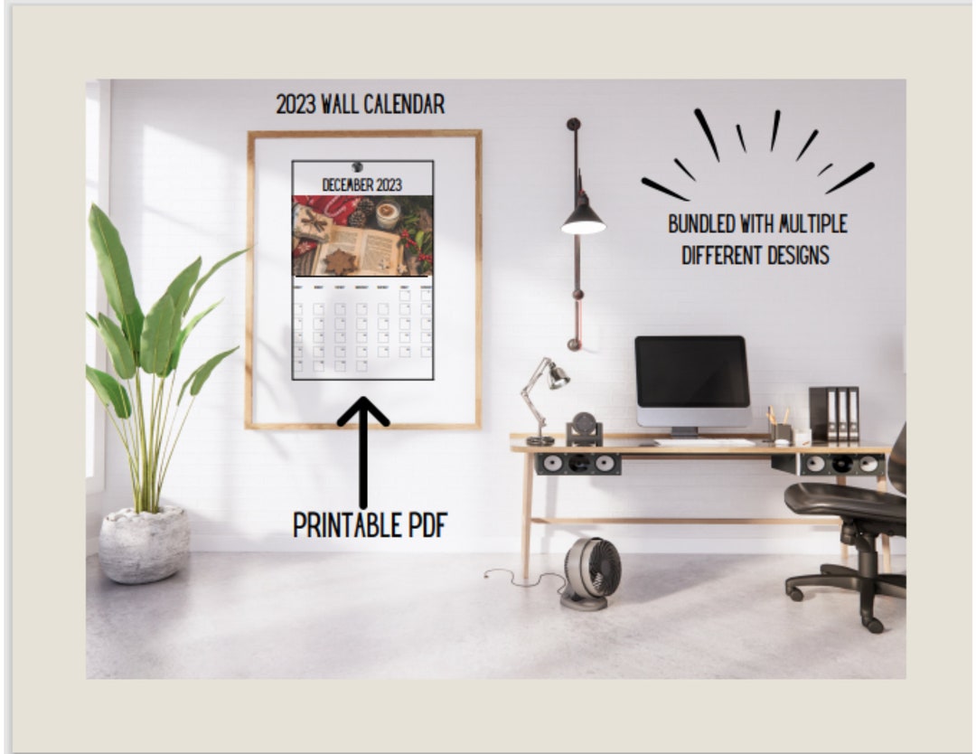 2023 Digital Calendar Bundled With 3 Designs - Etsy