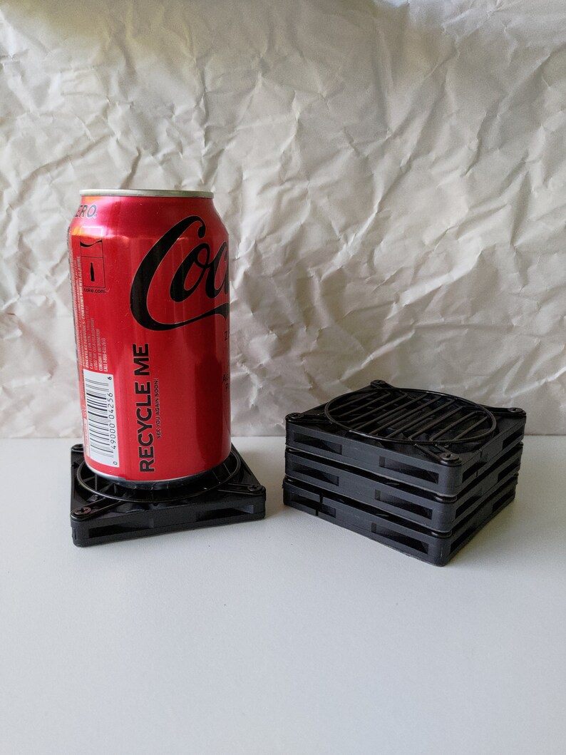 Nerdy PC Fan Drink Coaster 4 Pack - Etsy