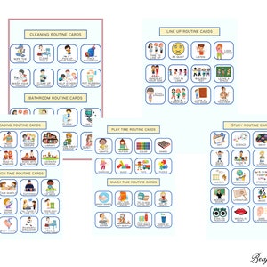 Classroom Routine Cards I Visual Schedule Cards Toddler Preschool ...
