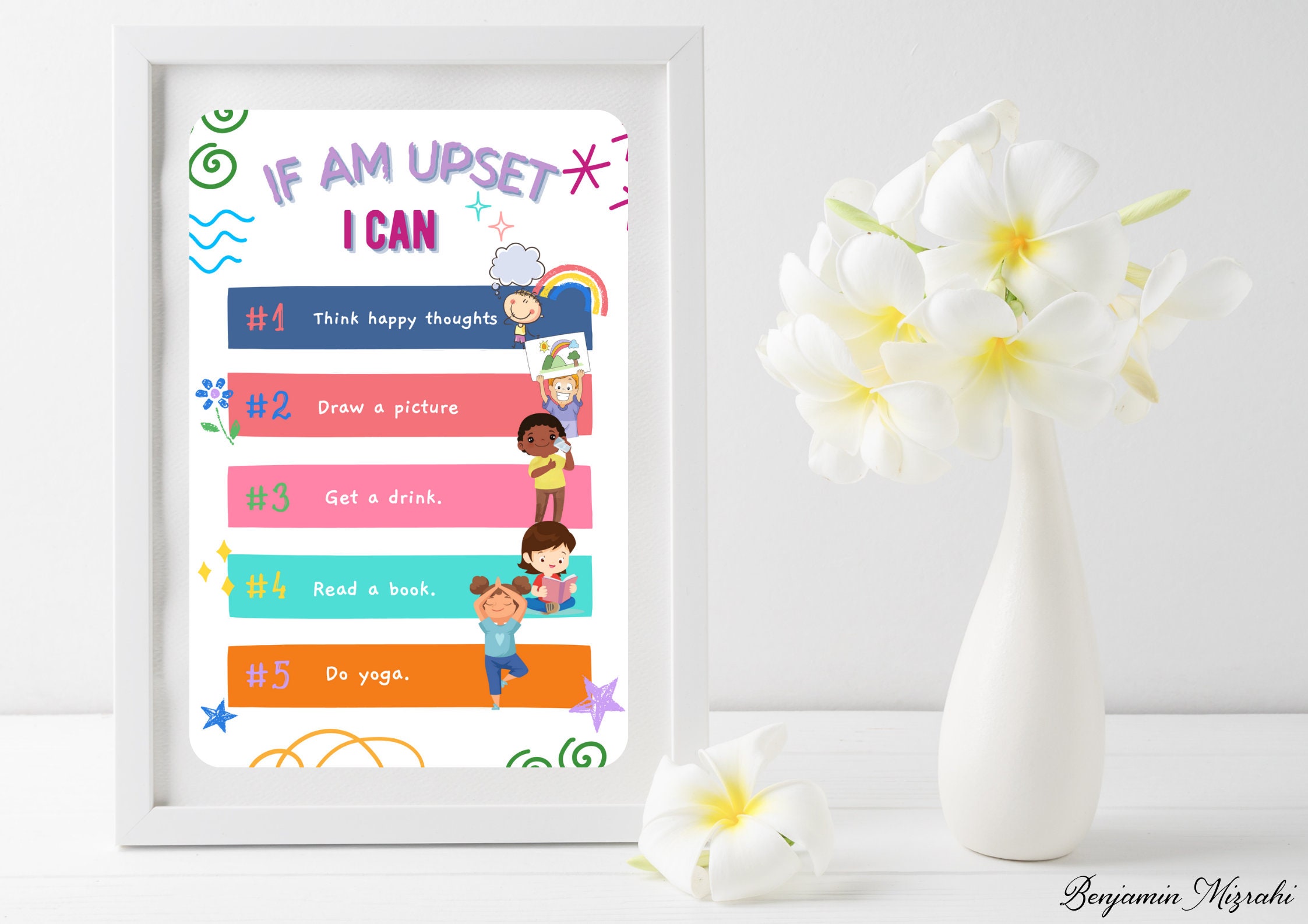 If Am Upset I Can Problem Solving Poster for Kids Classroom Management ...