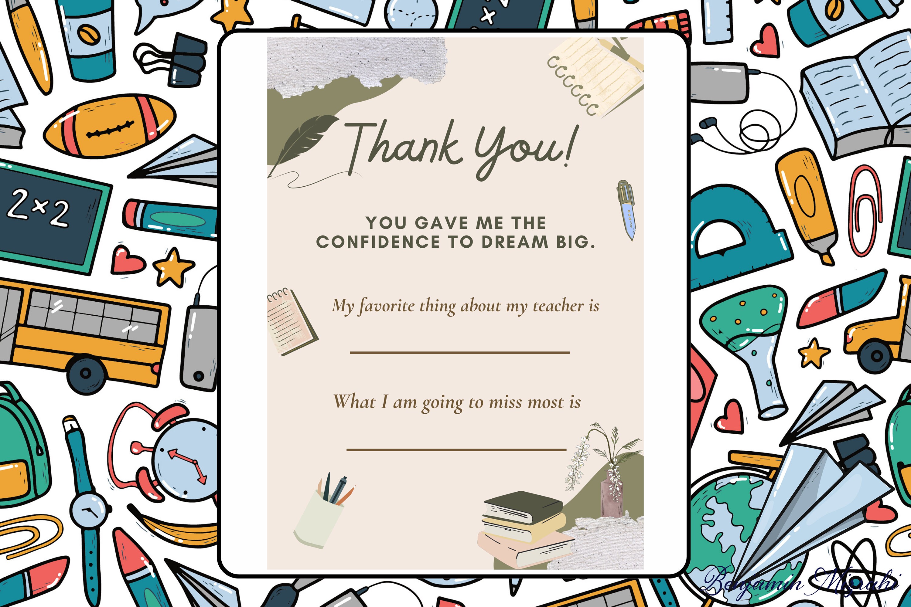 Teacher Appreciation Week Printable, Teacher Card, Teacher Printable ...