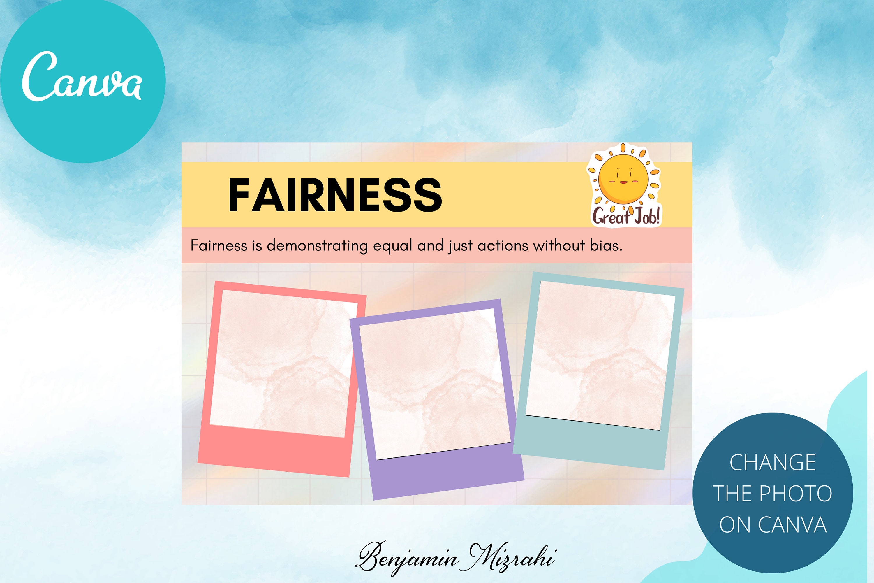 Classroom Role Model Good Behavior Poster Model Student Classroom ...