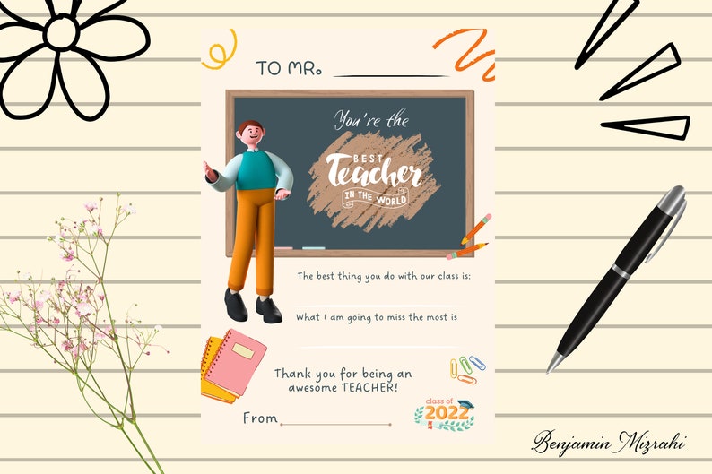 Teacher Appreciation Week Printable, You're the Best Teacher, Printable ...