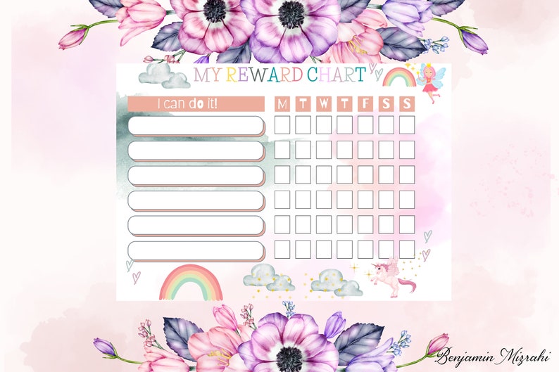 Kids My Rewards Chart Printable Prize Chart for Kids - Etsy