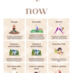 10 Calming Techniques Calm Down Corner Posters Print - Etsy