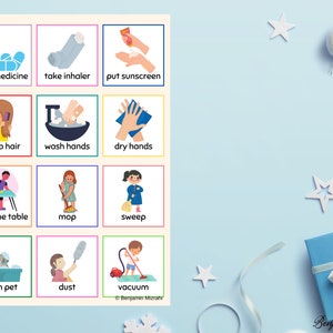Kids Daily Routine Cards I Visual Schedule Cards Toddler Preschooi ...