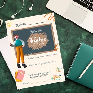 Teacher Appreciation Week Printable, You're the Best Teacher, Printable ...