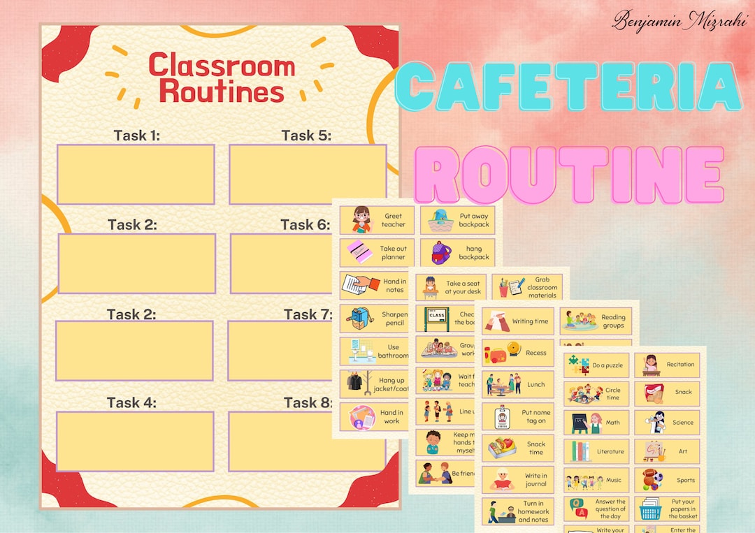 Classroom Routine Cards I Visual Schedule Cards Toddler - Etsy