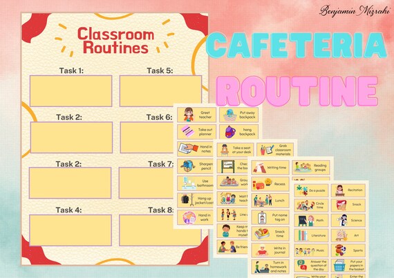 Classroom Routine Cards I Visual Schedule Cards Toddler - Etsy