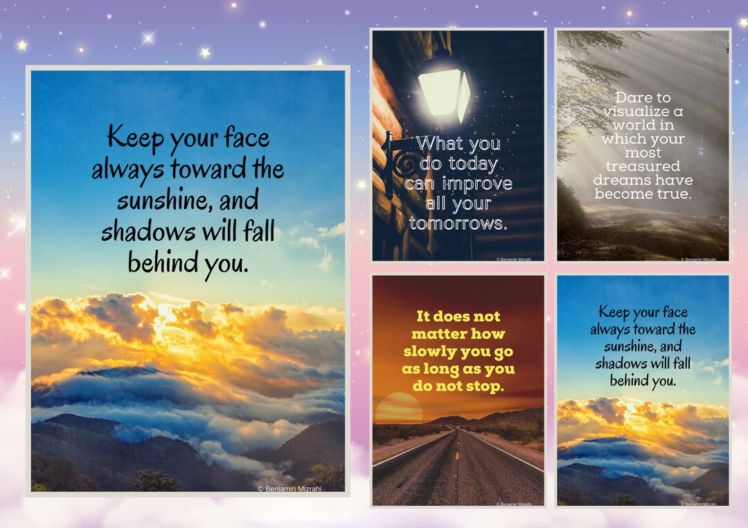 Positive Quotes Printable Art, Wall Art, Quote Wall Art, Calm Poster ...