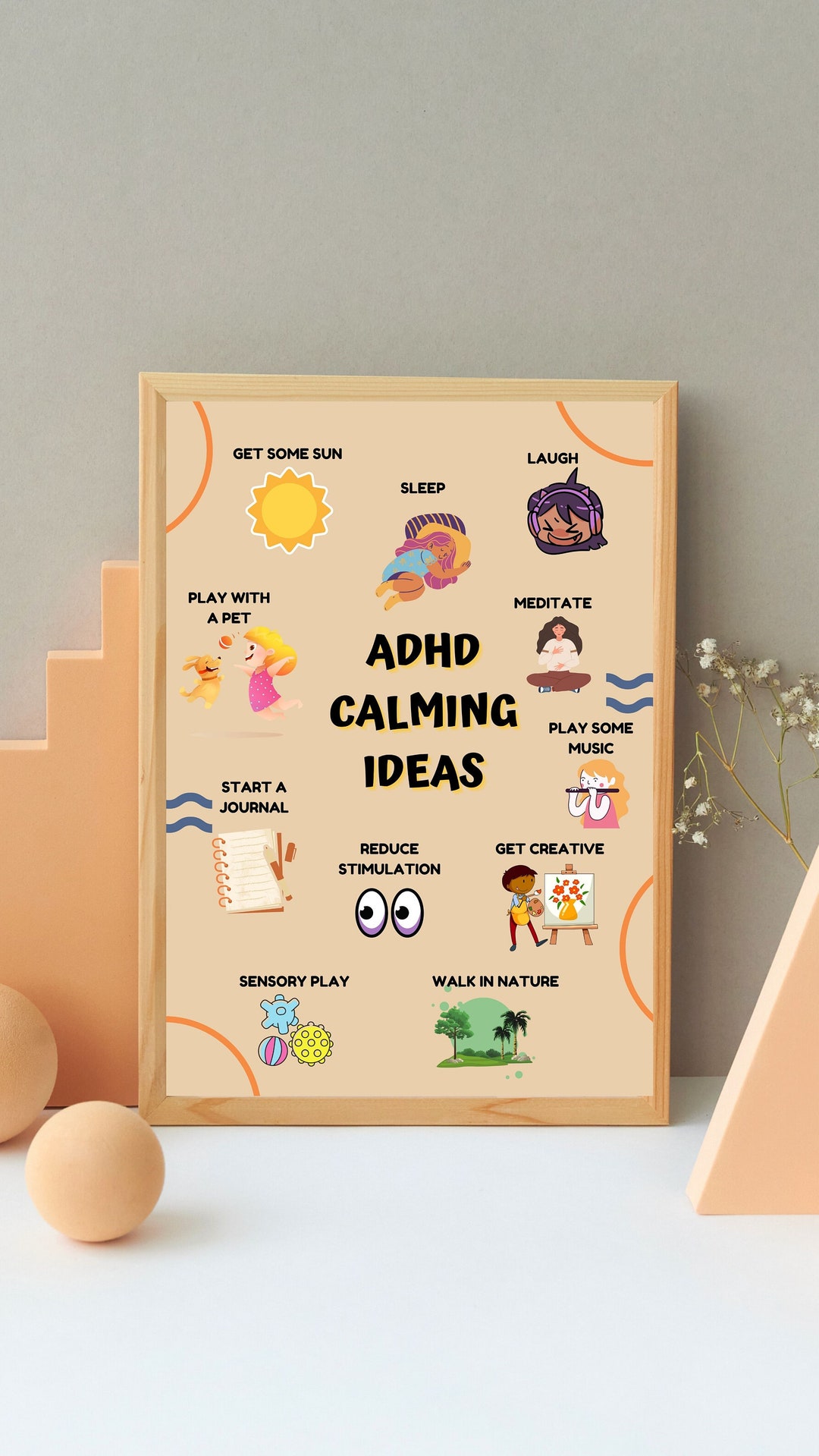 11 Calming Techniques Calm Down Corner Posters Print Educational Wall ...