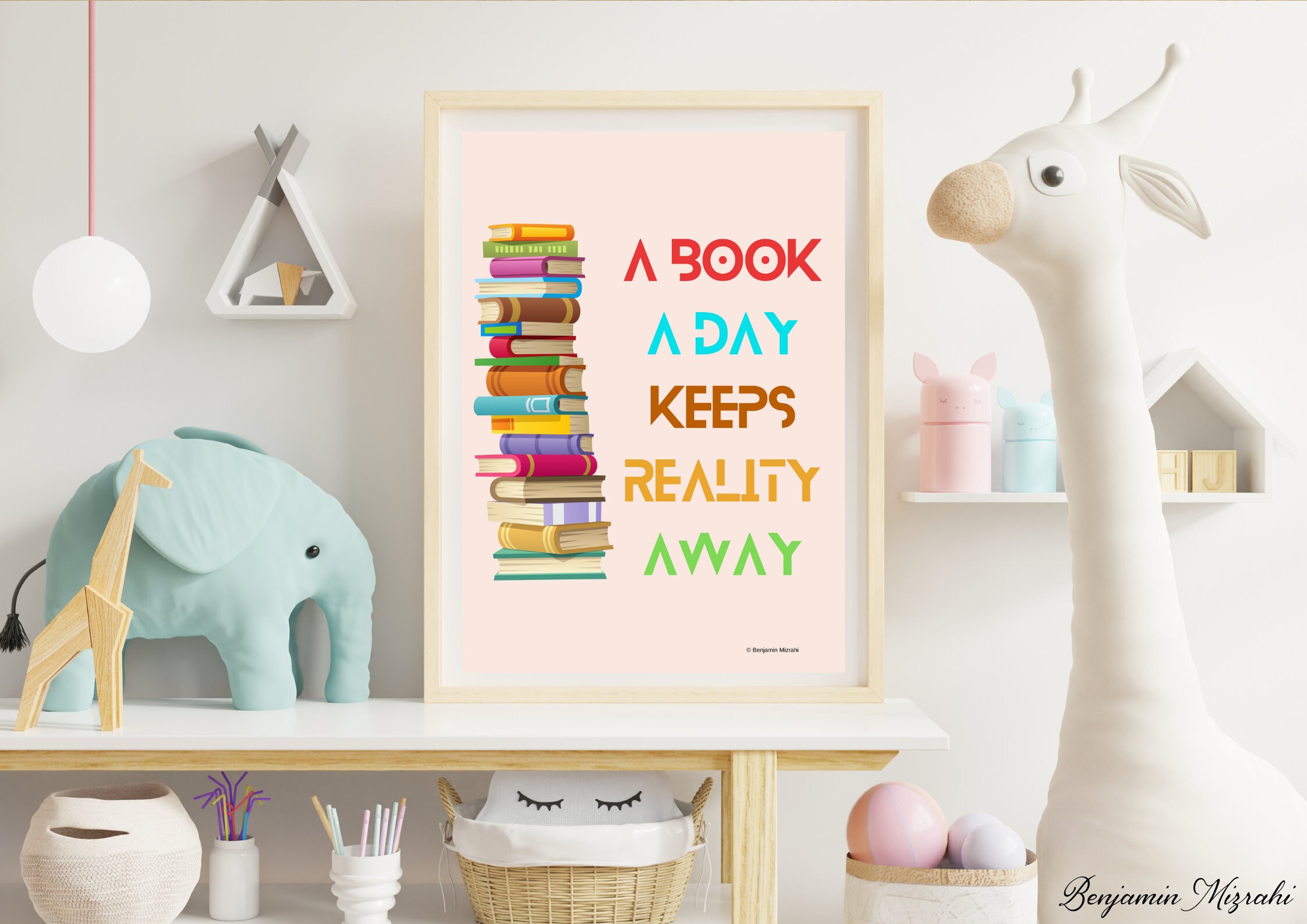 Reading Corner Posters, Classroom Decor, Let's Read Print Motivational ...