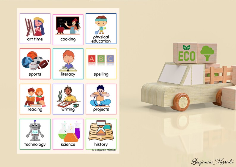 Kids Daily Routine Cards I Visual Schedule Cards Toddler Preschooi ...