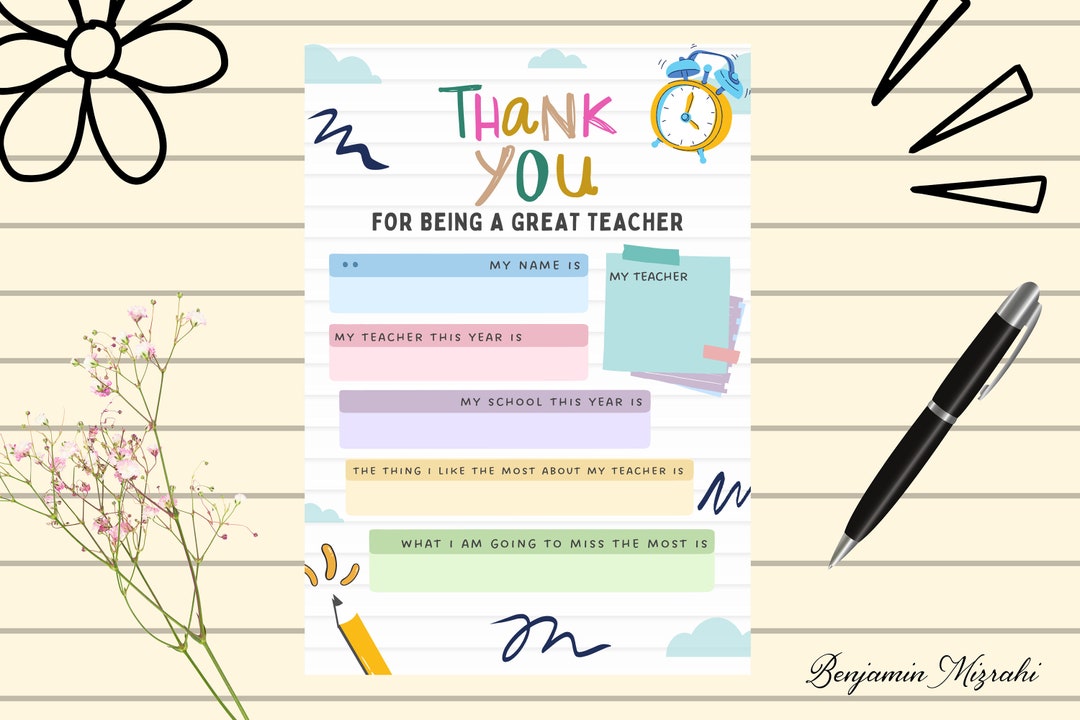 Teacher Appreciation Week Printable Thank You Digital Coloring Page ...