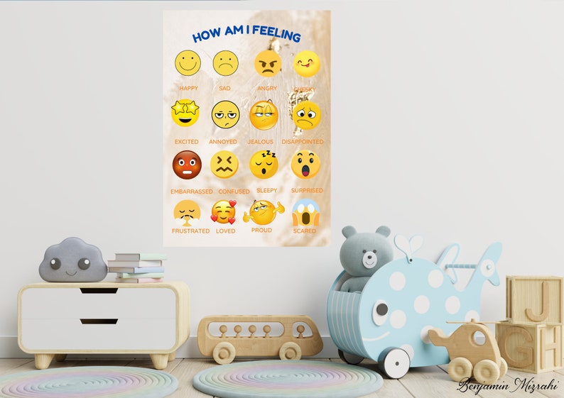 How Am I Feeling Emotions Poster Feelings and Emotions Print - Etsy