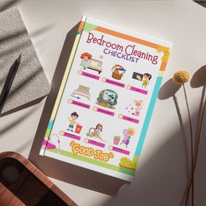 Printable Bedroom Cleaning Checklist for Kids, Clean Room Checklist ...