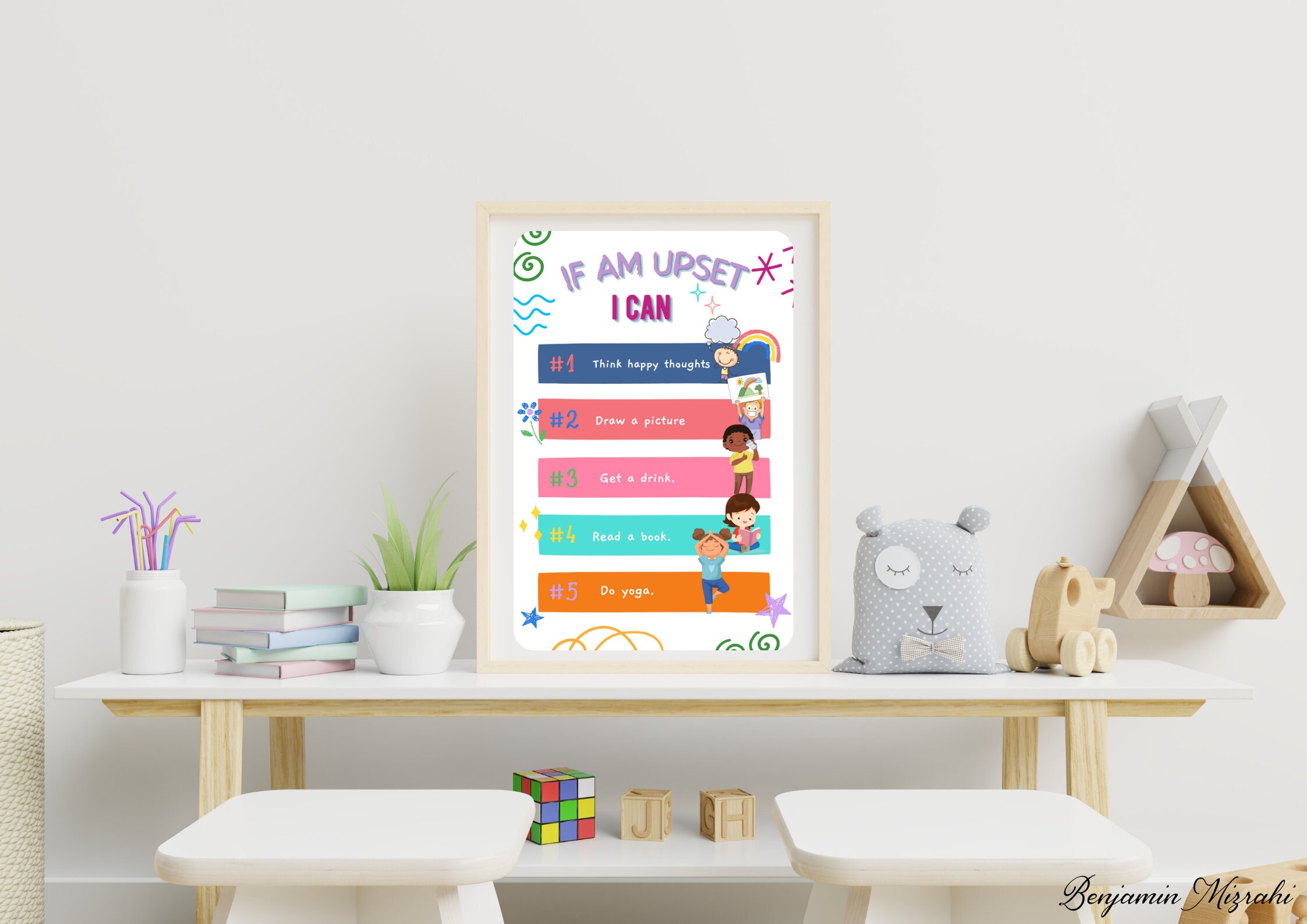 If Am Upset I Can Problem Solving Poster for Kids Classroom Management ...