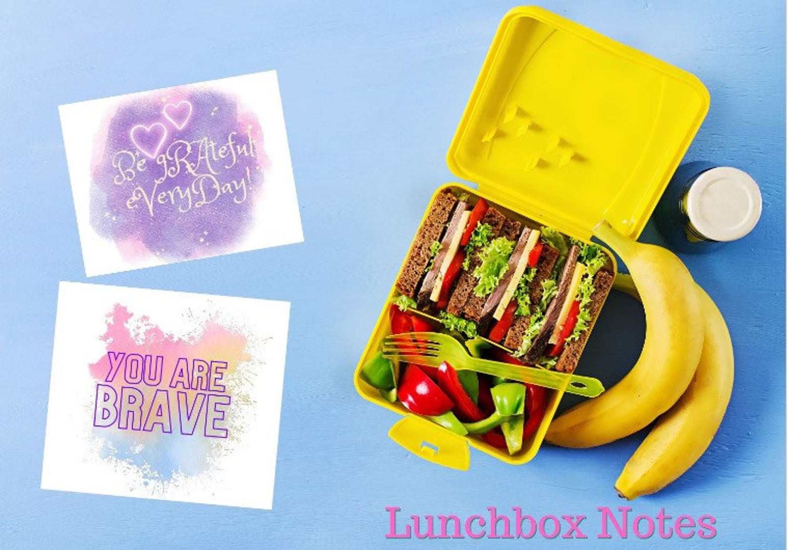 Lunch Box Notes for Kids, Lunchbox Notes for Boys & Girls, Positive ...