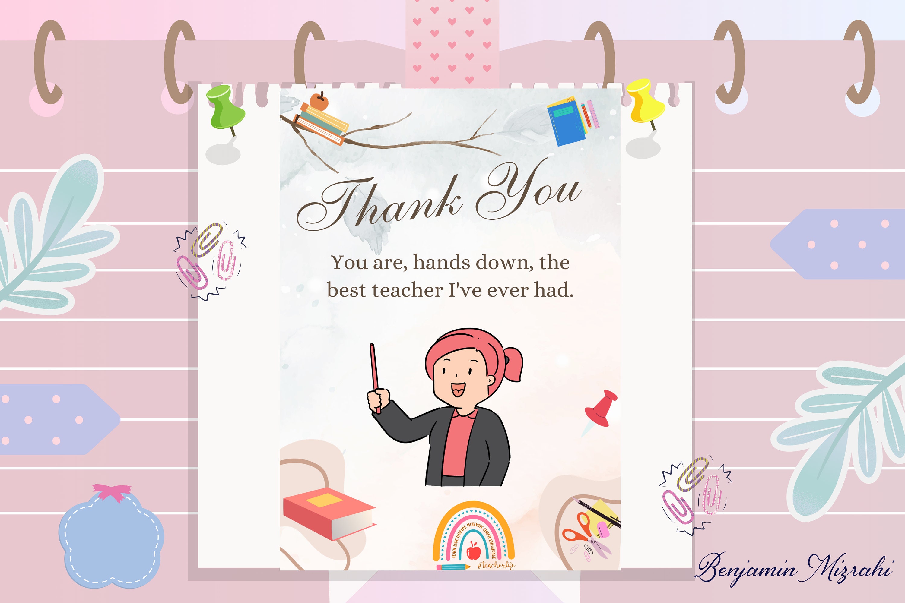 Teacher Appreciation Week Printable, Card for Teacher, Teacher ...