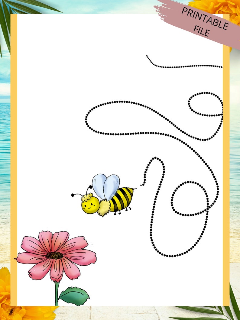 Finger BEE Tracing Calming Cards, Printable Mindfulness Flash Cards ...