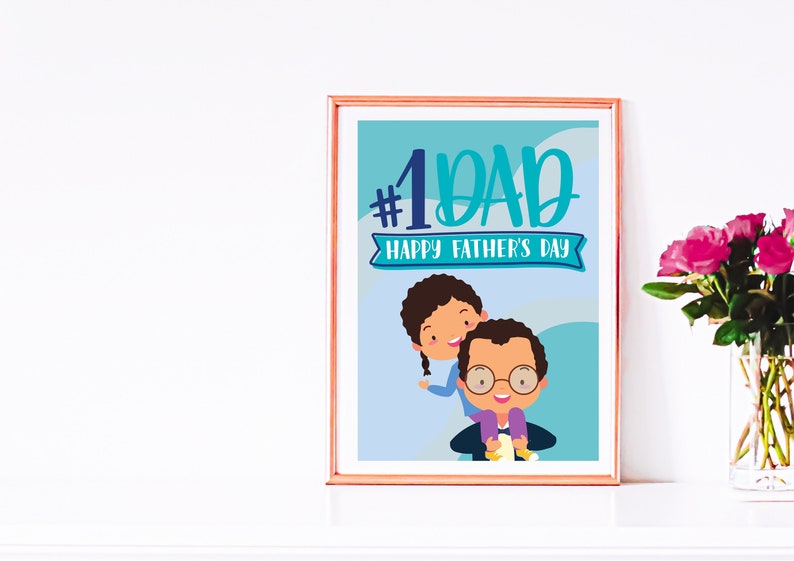 Happy Father's Day Digital Printable Instant Download - Etsy