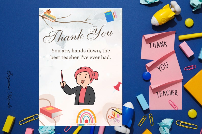 Teacher Appreciation Week Printable, Card for Teacher, Teacher ...