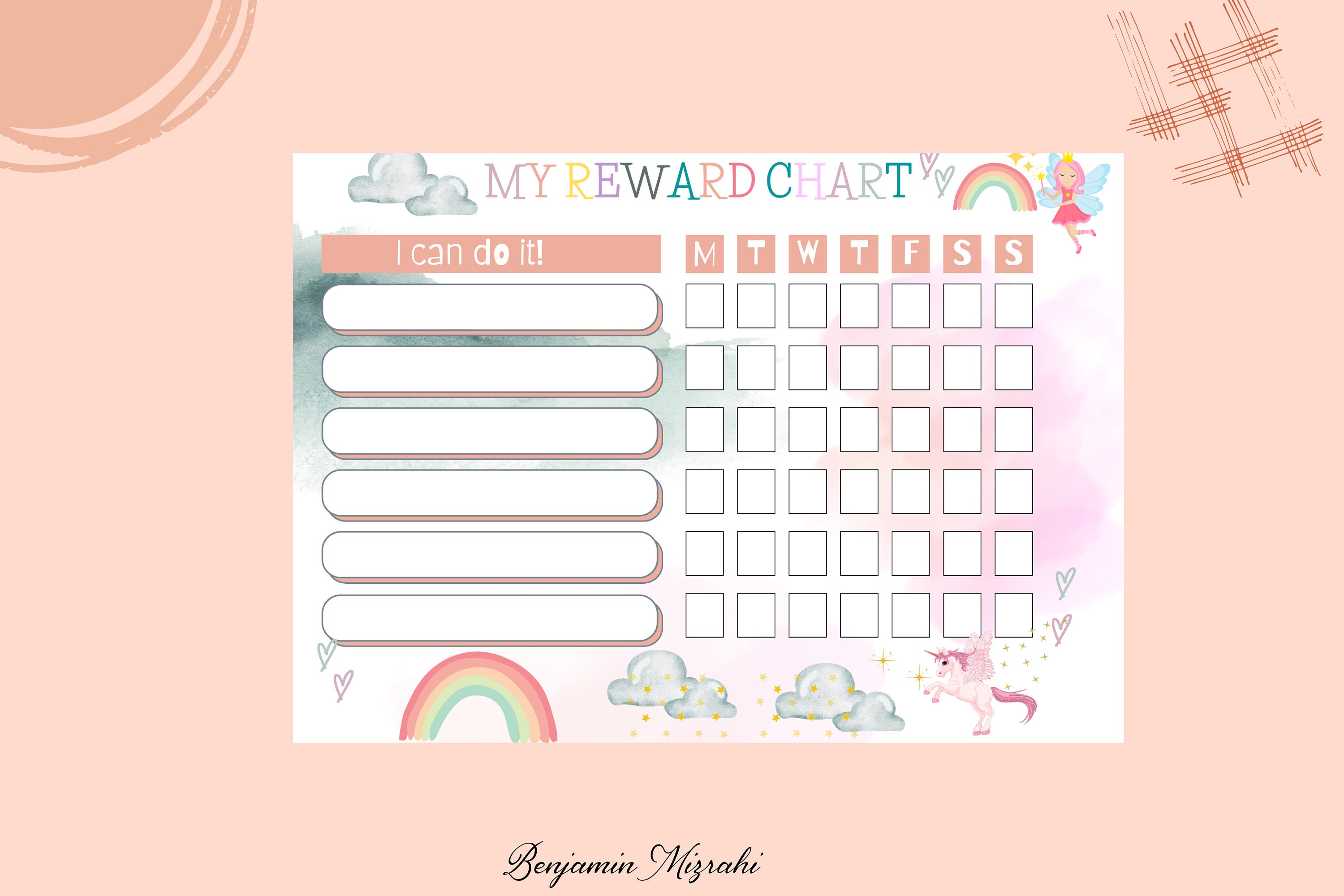 Kids My Rewards Chart Printable Prize Chart for Kids - Etsy
