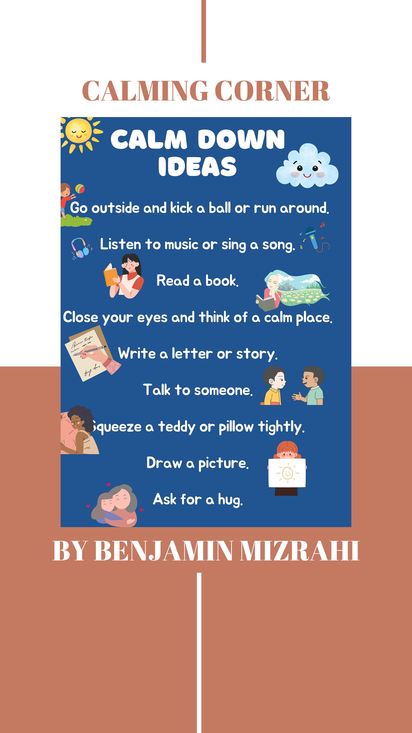 9 Calming Techniques Calm Down Corner Posters Print Educational Wall ...