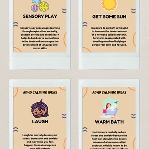 11 Calming Techniques Calm Down Corner Posters Print Educational Wall ...