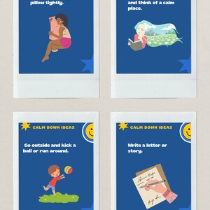 9 Calming Techniques Calm Down Corner Posters Print Educational Wall ...