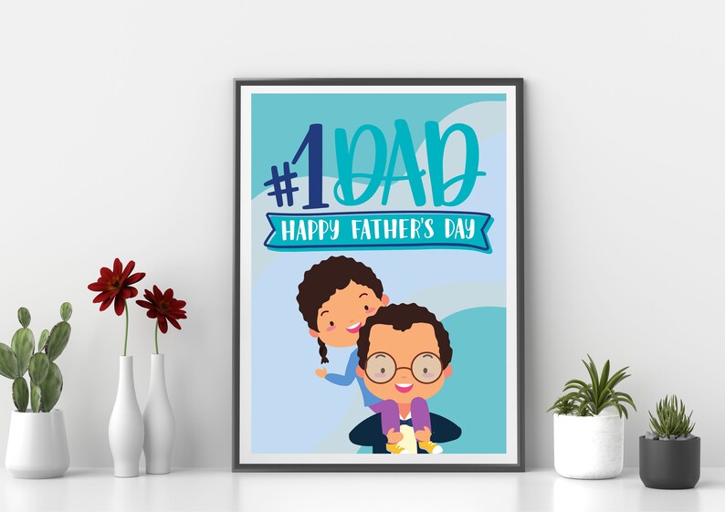 Happy Father's Day Digital Printable Instant Download - Etsy
