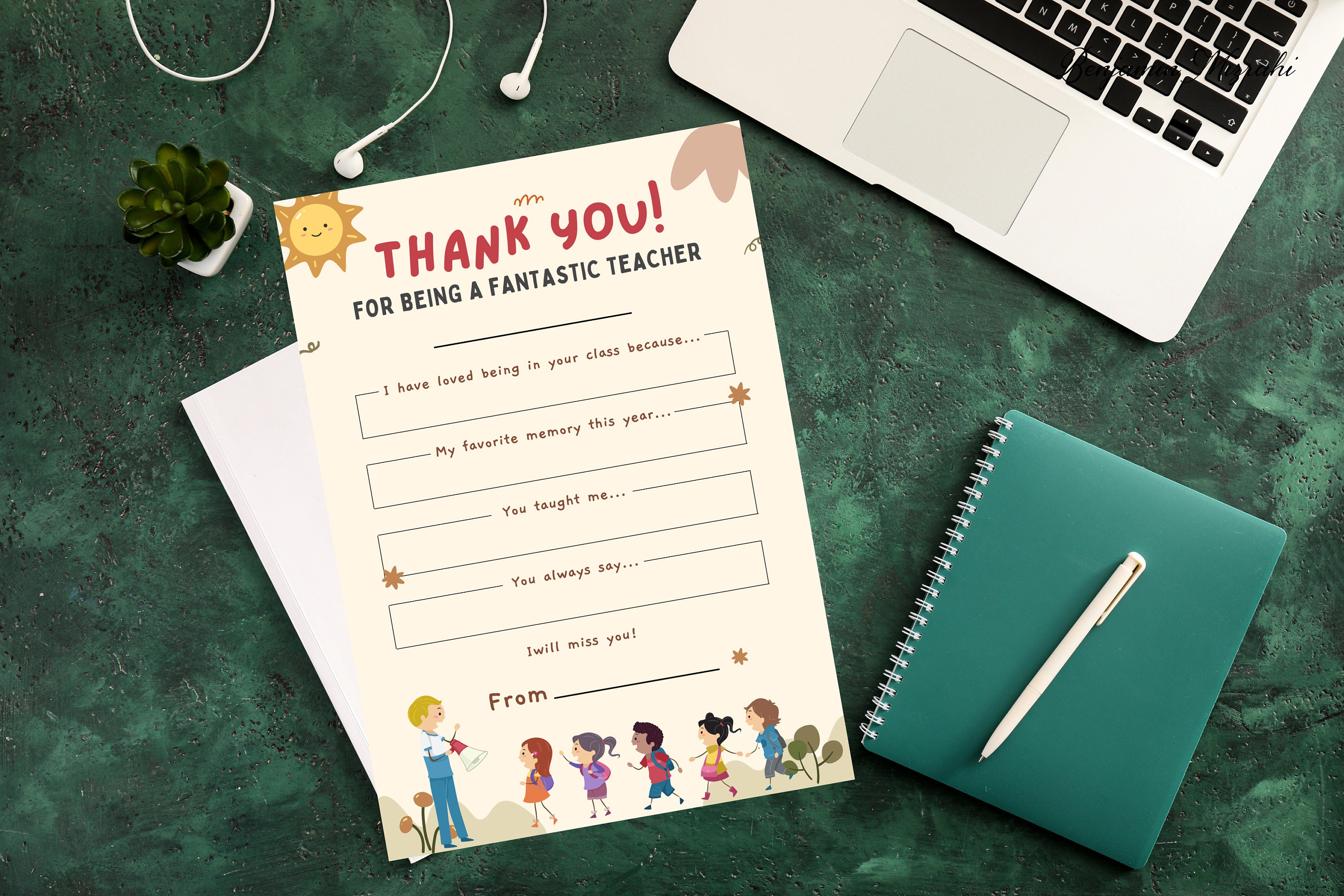 Teacher Appreciation Week, Printable Thank You, Digital Coloring Page ...